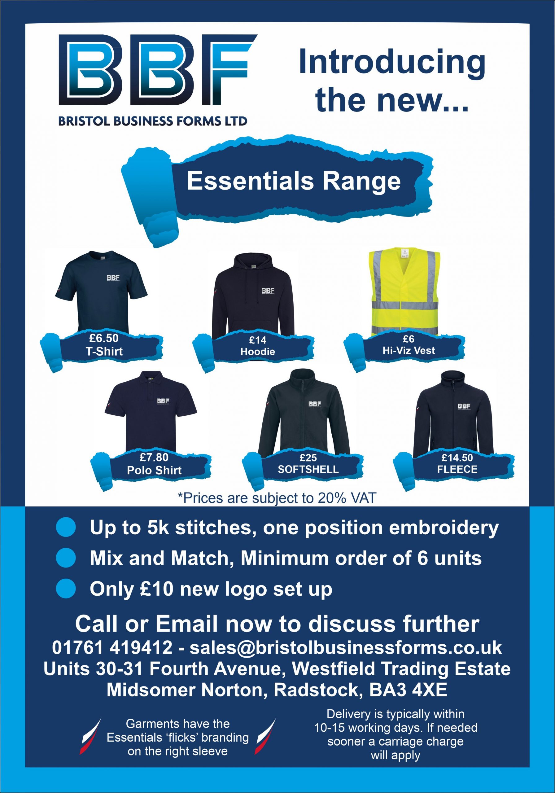 Workwear | Bristol Business Forms